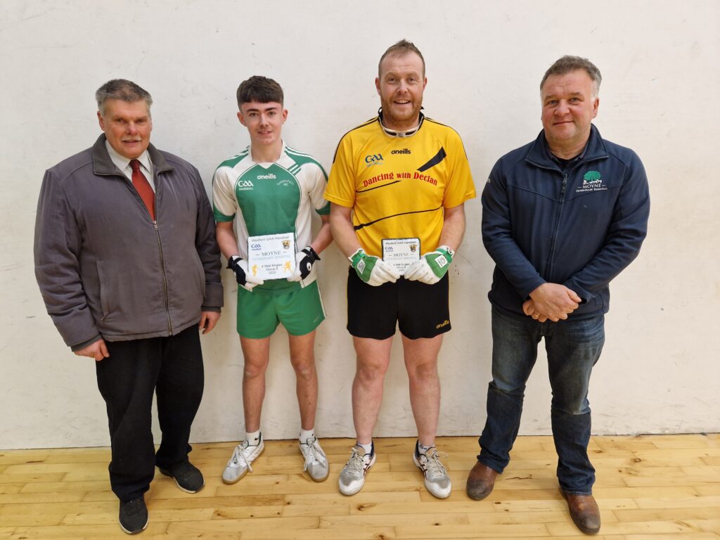 Sean Fitzharris saves his best till last to win Group E of the Moyne ...